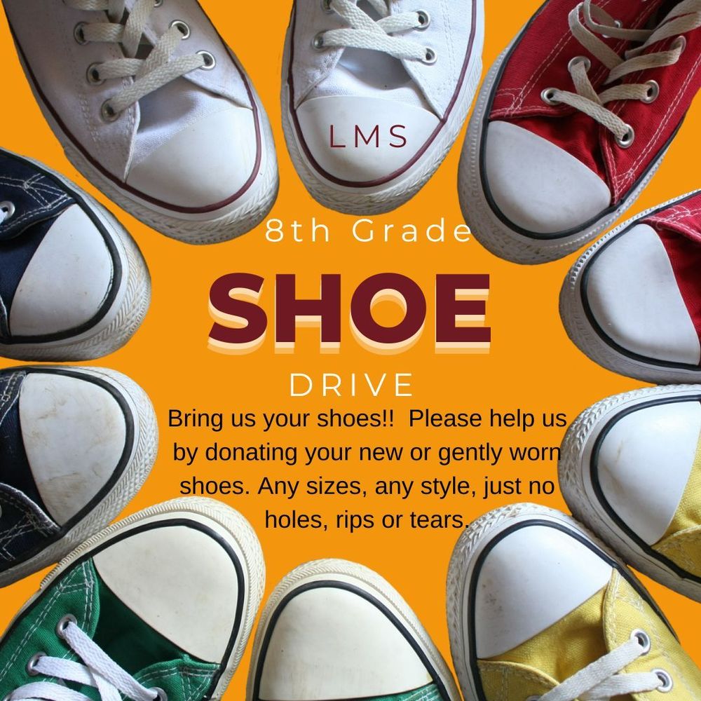 LMS 8th Grade Shoe Drive | Litchfield Middle School